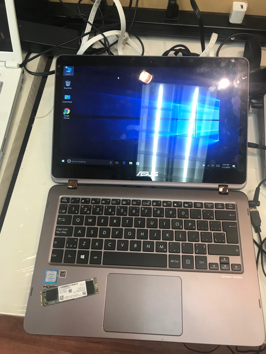 Asus UX360U Touchscreen Laptop SSD Drive Replacement | MT Systems