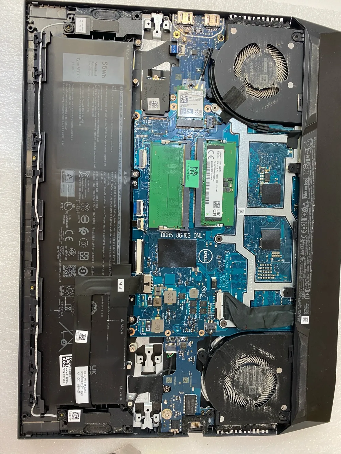 Dell G15 Gaming Laptop CPU Fan Cleaning - MT Systems